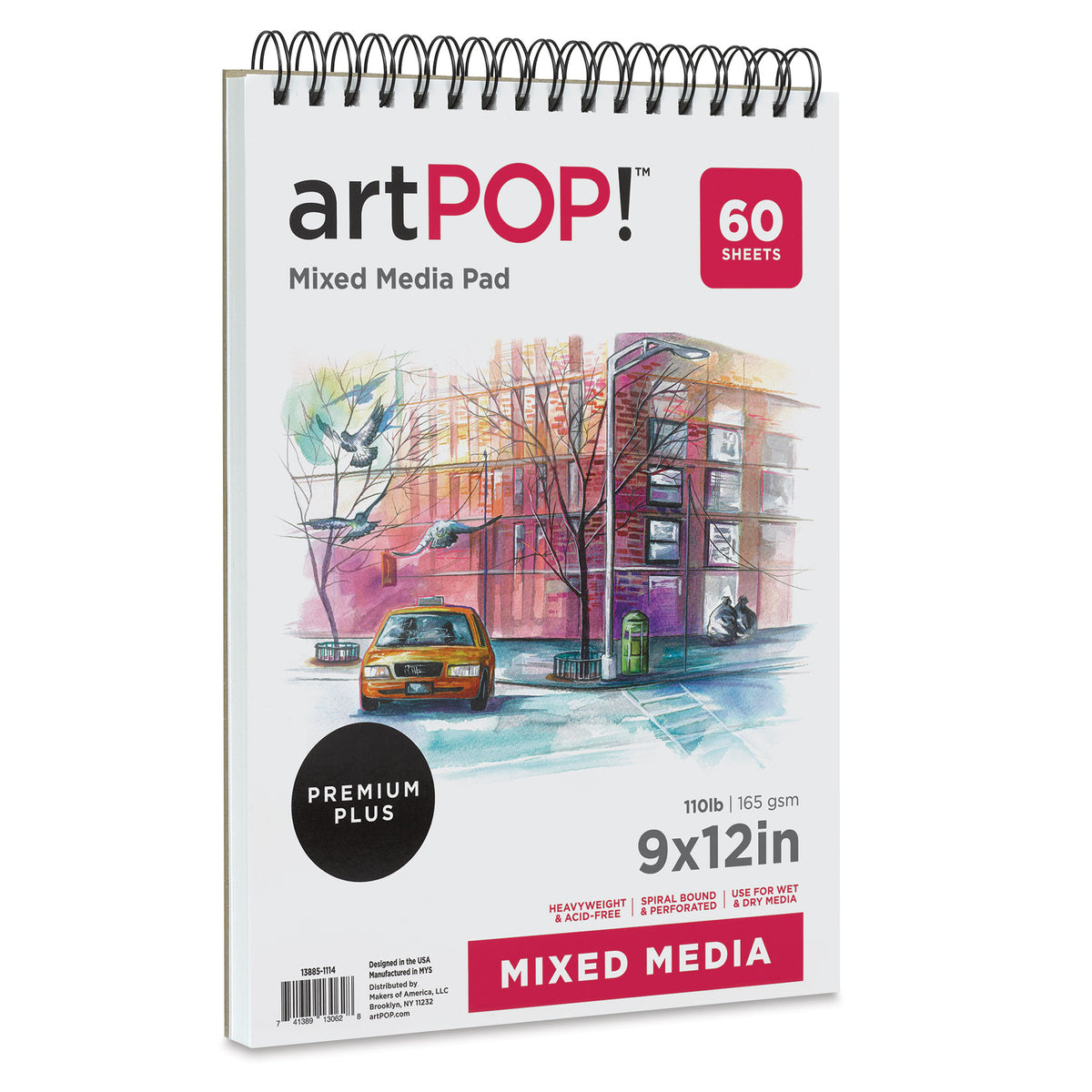 Mixed Media Pad, 9" x 12" | artPOP!