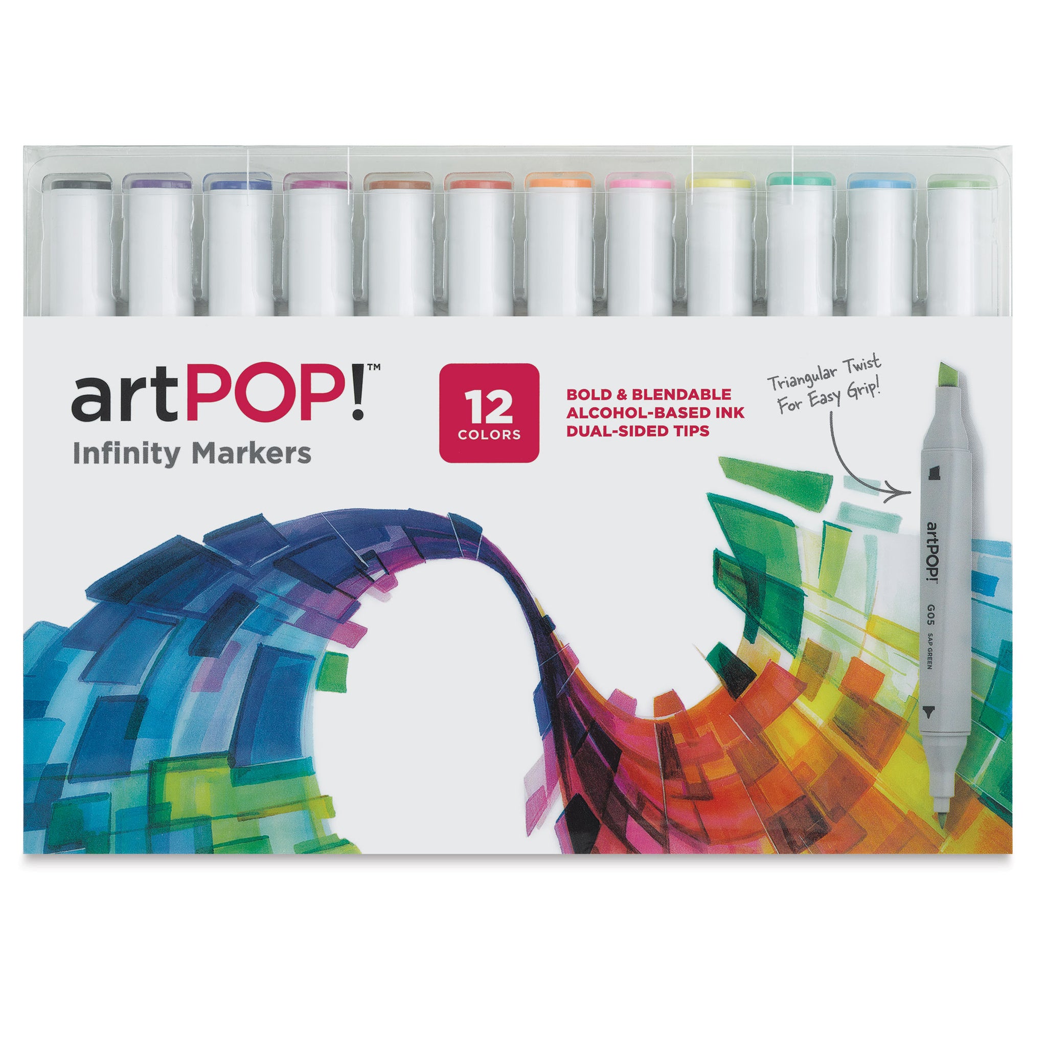 Infinity Art Markers, Set of 12 | artPOP!