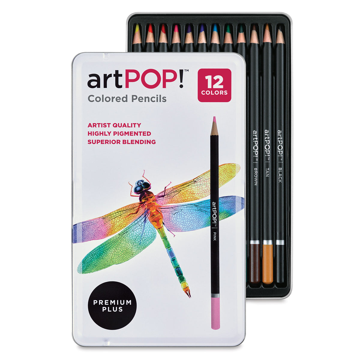 Premium Plus Colored Pencils, Set of 12 | artPOP!