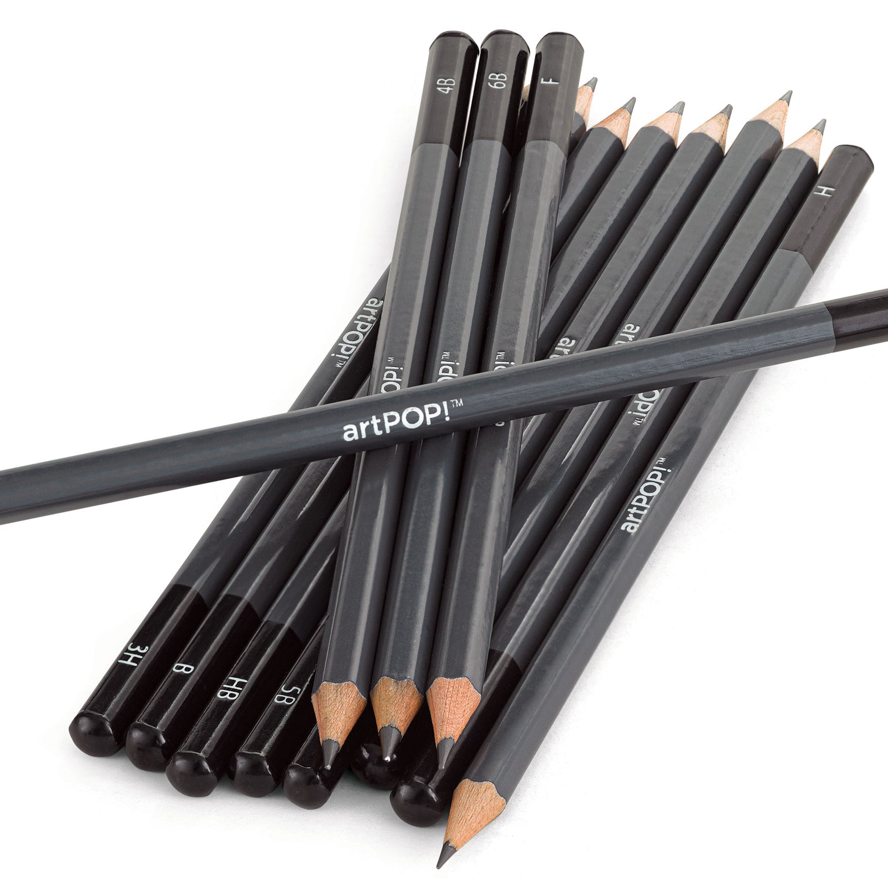 Graphite Drawing Pencils, Set of 12 | artPOP!